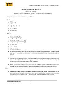 Inecuaciones lineales y cuadraticas | Ejercicios de Matemáticas | Docsity