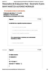 Evaluacion final escenario 8 | Exámenes de Programación Java | Docsity