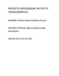 Módulo 10 proyecto integrador | Ejercicios de Historia del Mundo Contemporáneo | Docsity