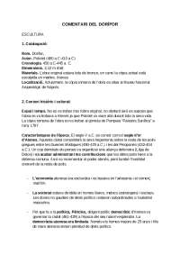 Dorífor........................... | Apuntes de Historia del Arte | Docsity