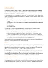 I pitagorici-filosofia | Schemi e mappe concettuali di Filosofia | Docsity