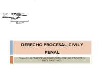 Esquemas profesor procesal civil y penal | Esquemas y mapas conceptuales de Derecho Procesal ...
