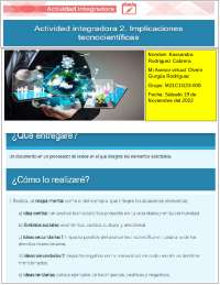 Actividad integradora 2 | Ejercicios de Humanidades y Ciencias Sociales | Docsity