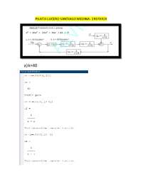 COMANDOS ROOTS Y PZMAP | Ejercicios de Control de Procesos | Docsity