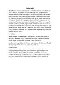 Writing 2 icpna intermedio | Traducciones de Idioma Inglés | Docsity