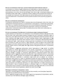 Risposte aperte paniere istituzioni di diritto pubblico A ecampus tira ...