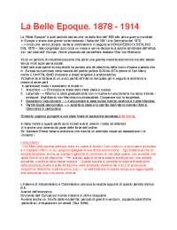 LA BELLE EPOQUE (introduzione) | Temi di Elementi di storia dell'arte ...