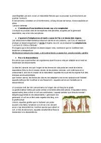 Lamarckisme (apunts) | Apuntes de Biología | Docsity