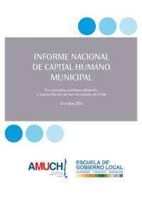 Informa Nacional de Capital humano municipal | Esquemas y mapas conceptuales de Gestión de ...