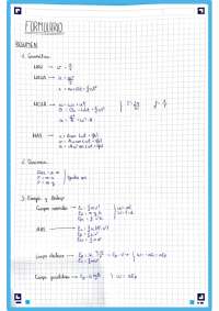 Formulario de física de bachillerato con fórmulas y dibujos | Esquemas ...