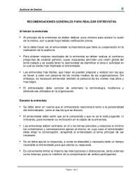 Entrevistas psicológicas | Esquemas y mapas conceptuales de Psicología | Docsity