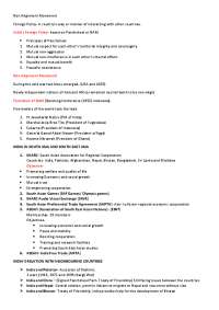 Non Alignment Movement | Study notes History | Docsity