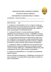 Guia de Ejercicios Contabilidad UNAH | Ejercicios de Contabilidad | Docsity