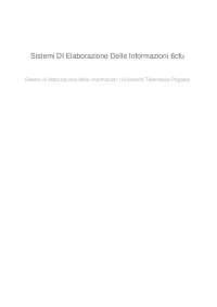 Sistemi di elaborazione dell'ibformazione | Prove d'esame di Fondamenti di informatica | Docsity