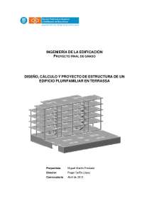 Es una memoria de cálculo de un edificio | Ejercicios de Análisis Estructural | Docsity