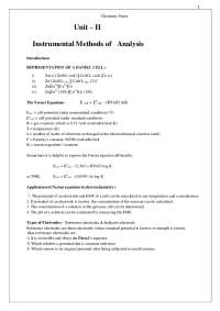 Chemistry - First Year Engineering | Lecture notes Chemistry | Docsity