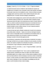 MODELOS DE ACCIÓN EDUCATIVA PEC1 | Exámenes de Psicología Educacional | Docsity