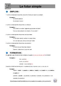 Ficha de francês - futuro | Apuntes de Francés | Docsity