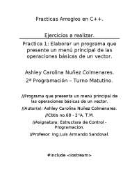 Prácticos ejercicios de programación | Ejercicios de Informática | Docsity