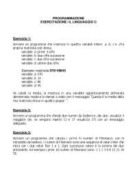 Elaborato Programmazione Unimercatorum svolto | Prove d'esame di ...