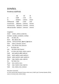 Tabelle verbi spagnolo B2 | Schemi e mappe concettuali di Spagnolo ...