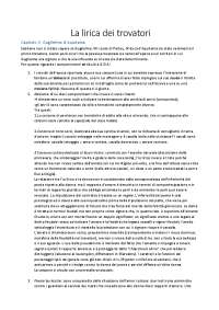 La lirica dei trovatori -Ulrich Mölk - Riassunto | Sintesi del corso di ...