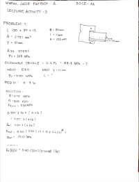 Structural Steel Design Activity | Assignments Structural Analysis | Docsity