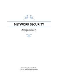 Network Security Assignment | Thesis Computer Science | Docsity