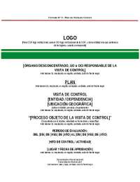 Formatos de control interno para una obra | Esquemas y mapas ...