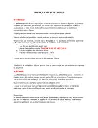 Dinamica capilar pulmonar | Resúmenes de Fisiología | Docsity