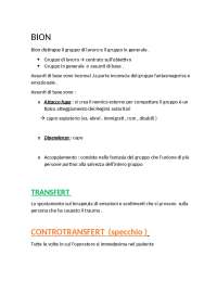 Gruppi BION, Transfert ,Controtransfert,leader | Appunti di Psicologia ...