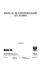 MANUAL IMCA DE PERFILES DE ACERO | Guías, Proyectos, Investigaciones de Construcción | Docsity