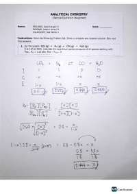 Chemical Equilibrium | Cheat Sheet Biology | Docsity