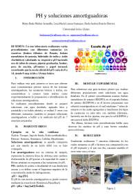 PH y soluciones amortiguadores | Guías, Proyectos, Investigaciones de Bioquímica | Docsity