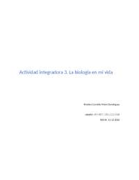 Prepa en linea sep, modulo 3 actividad integradora 4 | Ejercicios de Literatura Universal | Docsity