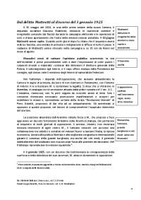 Dal delitto di Matteotti alla nascita della dittatura italiana ...