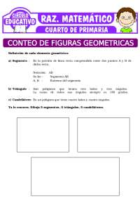 CONTEO DE FIGURAS GEOMETRICAS | Apuntes de Matemáticas | Docsity