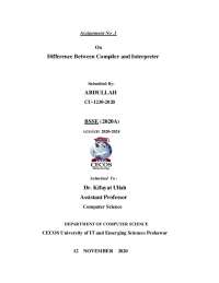 Assignments of programming fundimental | Assignments Programming Paradigms | Docsity