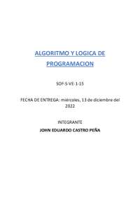 El documento trata de ejercicios de pseudocodigos resueltos en pseint | Ejercicios de Algoritmos ...