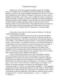 Commentaire de texte acte I scène 5 du Malade Imaginaire | Lectures ...