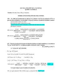 Ejercicios de estequiometría | Ejercicios de Química | Docsity