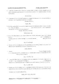 7 Problemas de Estequiometria con sus soluciones | Ejercicios de Química | Docsity