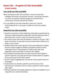 Smart city geografia | Schemi e mappe concettuali di Geografia Turistica | Docsity