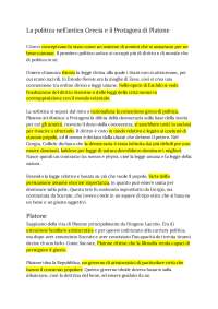 La politica nell'antica Grecia e il Protagora di Platone | Guide, Progetti e Ricerche di Greco ...
