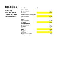 Ejercicio de contabilidad | Ejercicios de Contabilidad | Docsity