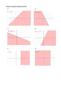 Ejercicios Inequaciones y Función Objetivo | Ejercicios de Matemáticas aplicadas a las Ciencias ...