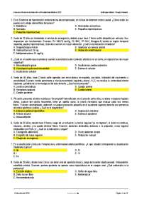 RESIDENTADO MEDICO 2022 preguntas para practicar | Exámenes de Medicina Interna | Docsity