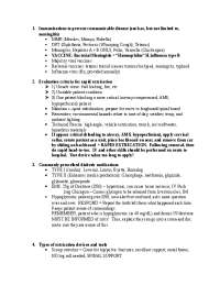 FISDAP Operations - Study Guide | Exams Nursing | Docsity