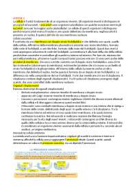 Seconda lezione biologia | Appunti di Biologia Applicata | Docsity
