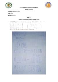 Ejercicios de Métodos Numéricos | Ejercicios de Métodos Numéricos | Docsity